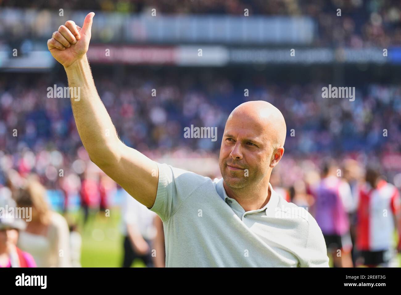 Rotterdam - Feyenoord coach Arne Slot during the match between ...