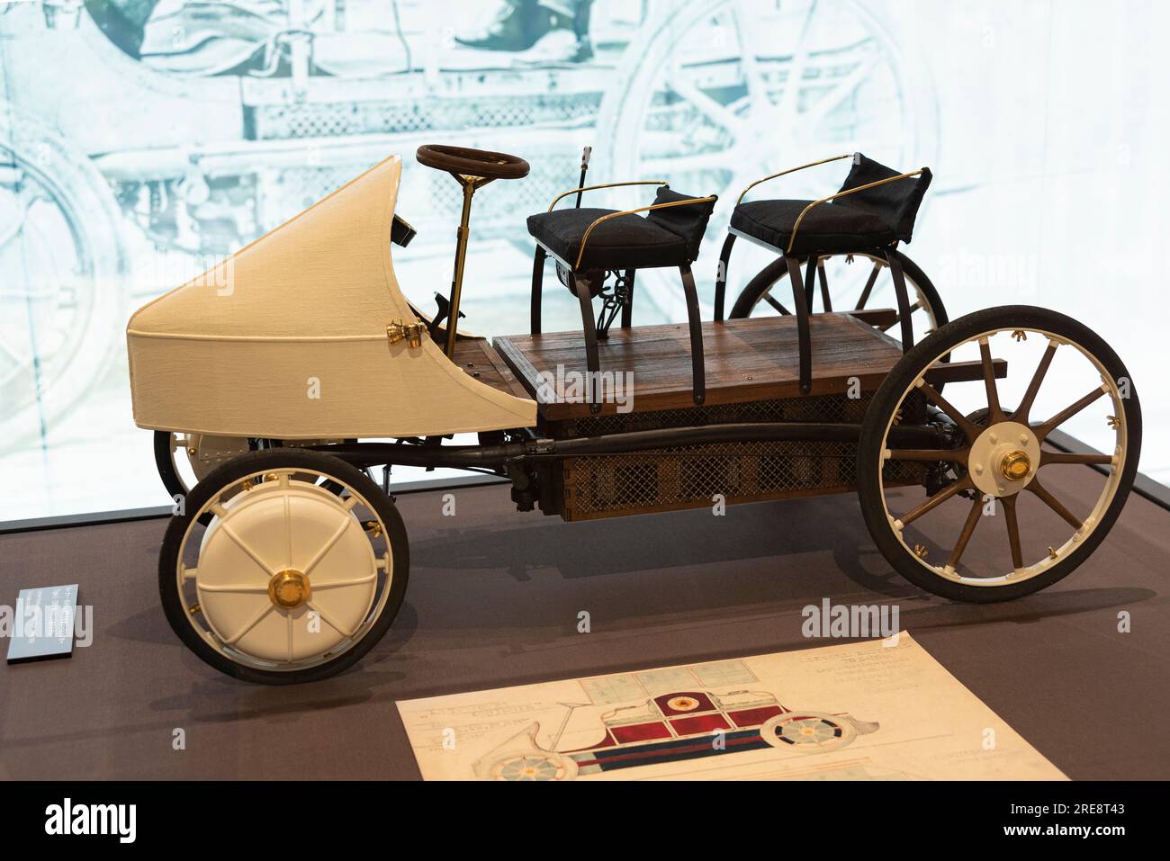 Oyama-cho, Sunto-gun, Shizuoka, Japan - March 27, 2023: Lohner-Porsche ...