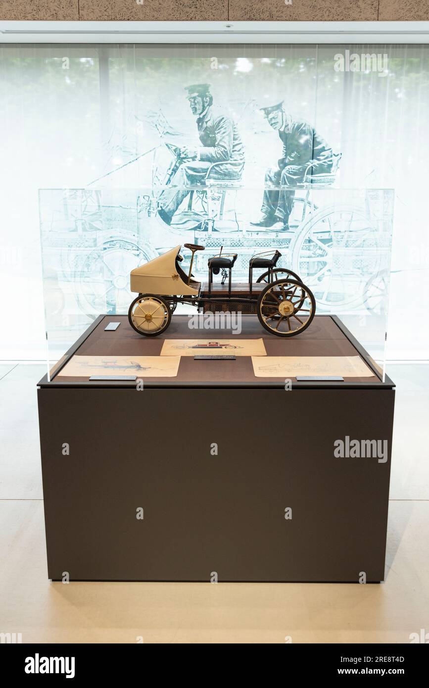 Oyama-cho, Sunto-gun, Shizuoka, Japan - March 27, 2023: Lohner-Porsche ...