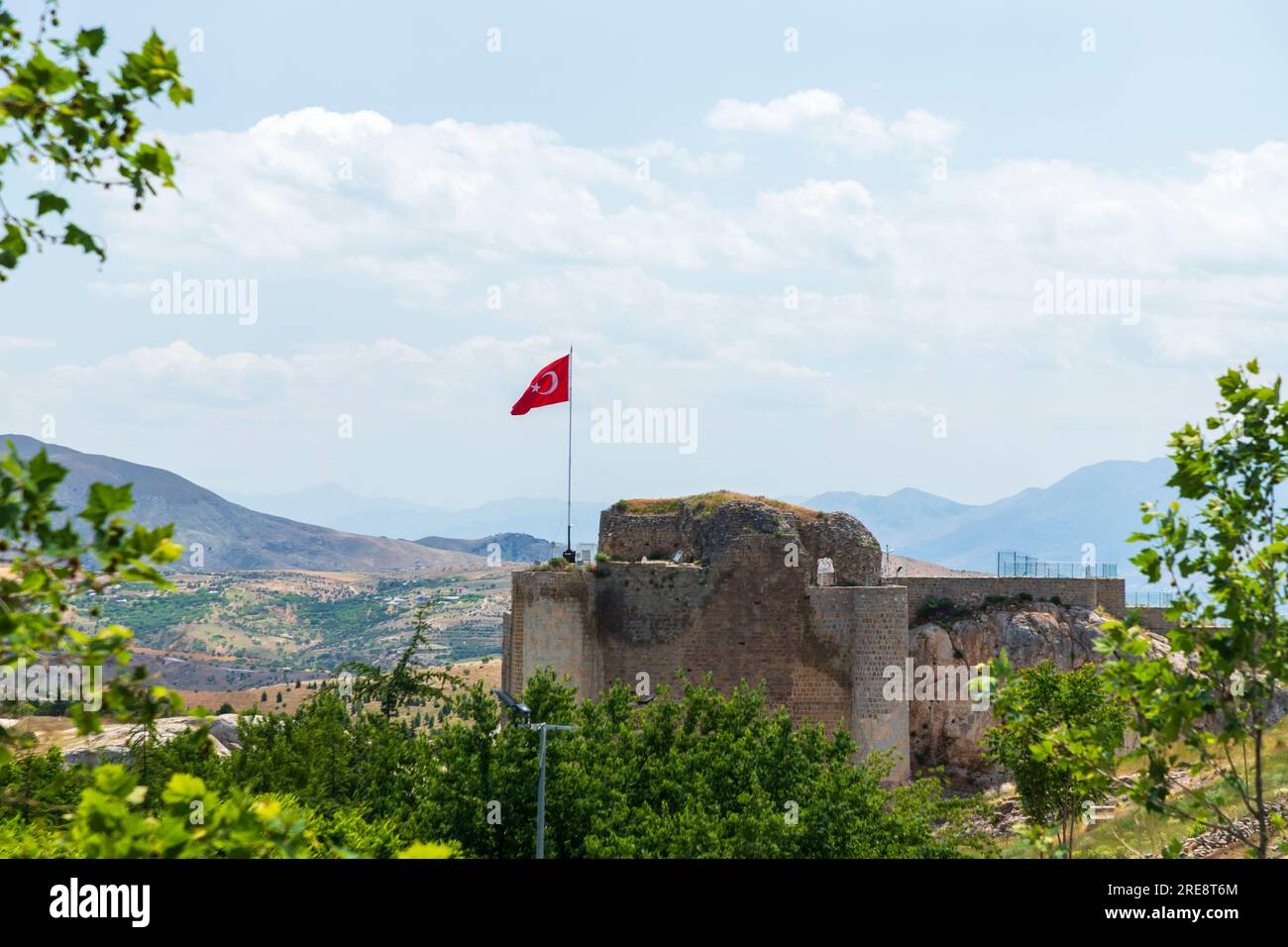 Harput Castle in Elazig Turkey. Harput Castle also known as Sut Kalesi ...