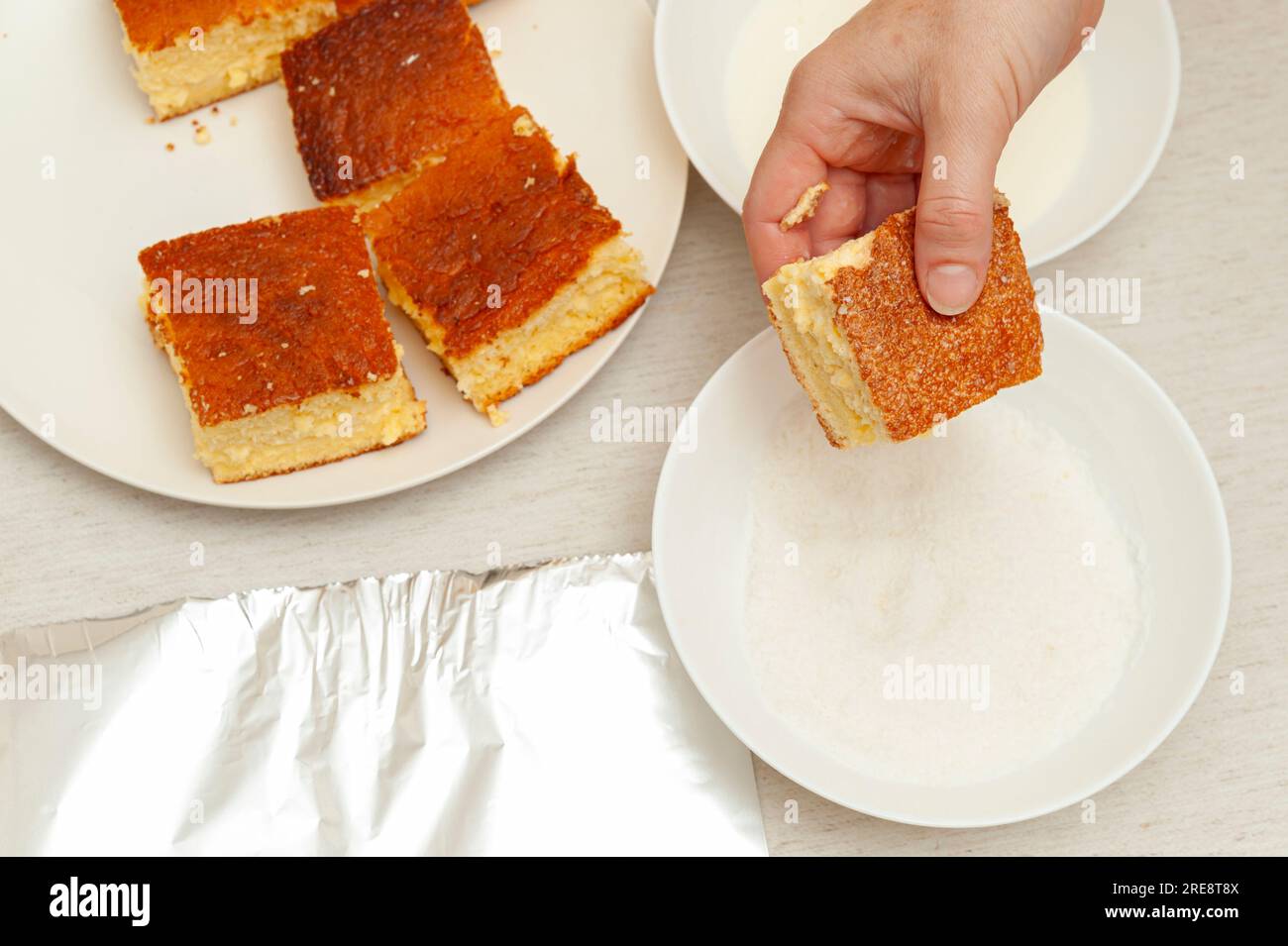 Delicious and Traditional Brazilian dessert known as BOLO GELADO ...