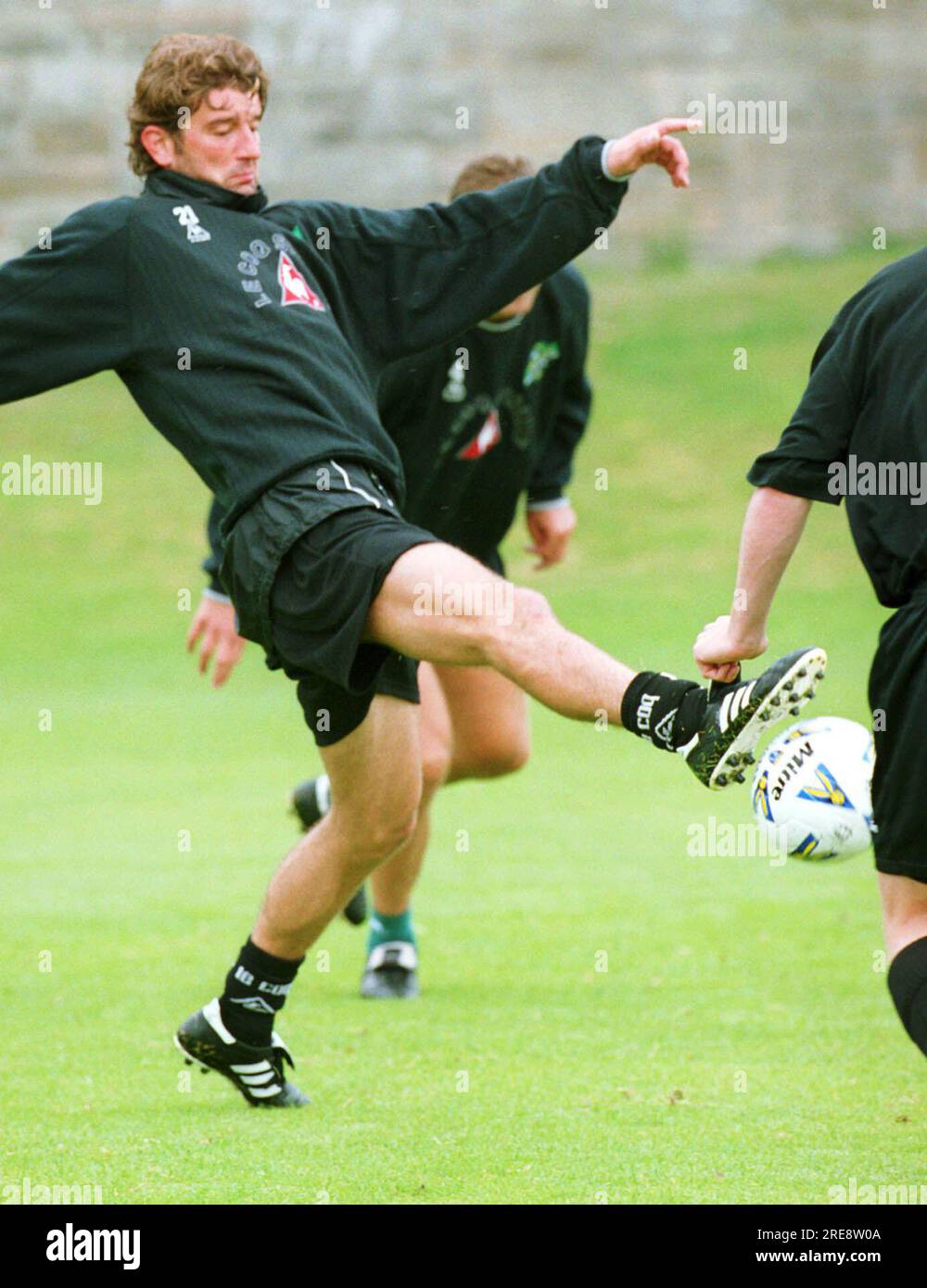 HIBS TRAINING. FRIDAY 30/7/99 New signing Matthias Jack trains with his ...