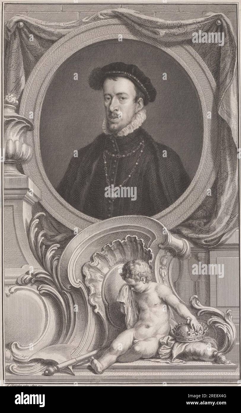 Thomas Howard, Duke of Norfolk 1735 by Jacobus Houbraken Stock Photo ...