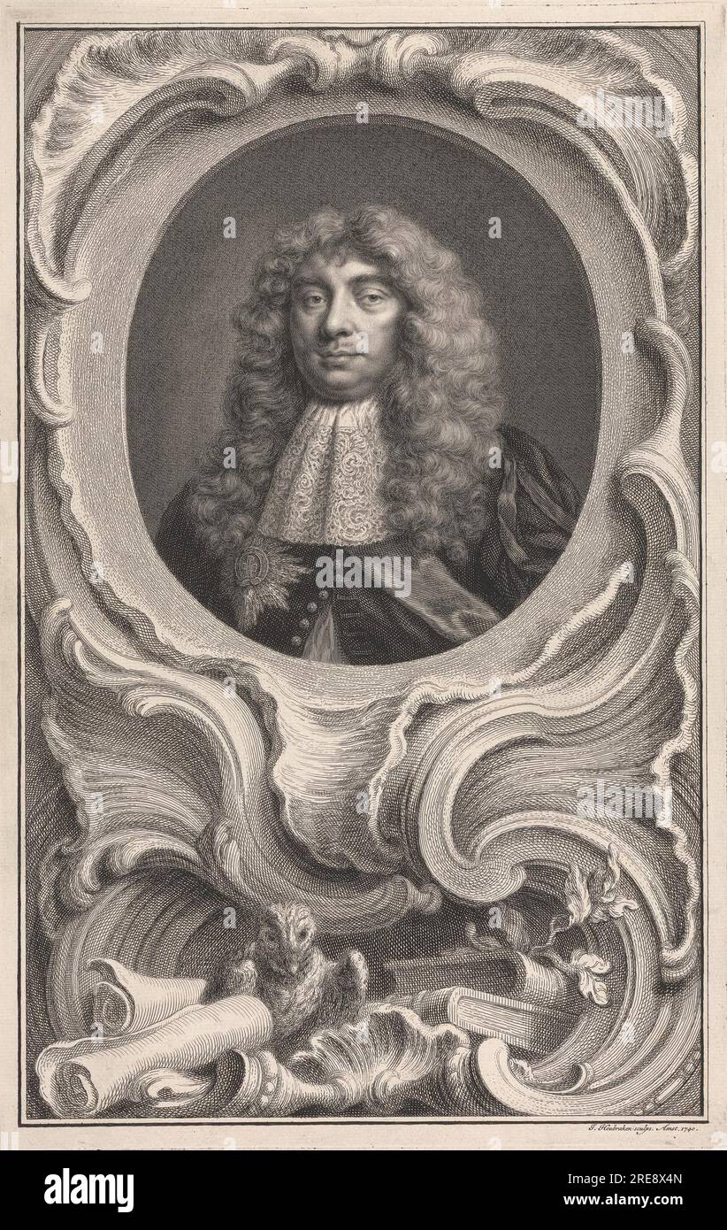 John Maitland, Duke of Lauderdale 1740 by Jacobus Houbraken Stock Photo ...