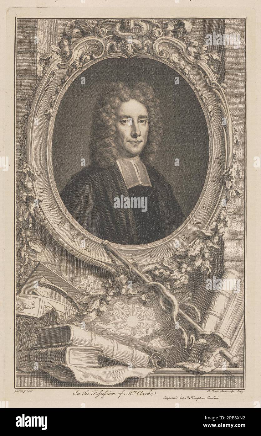 Samuel Clarke circa 1745 by Jacobus Houbraken Stock Photo - Alamy