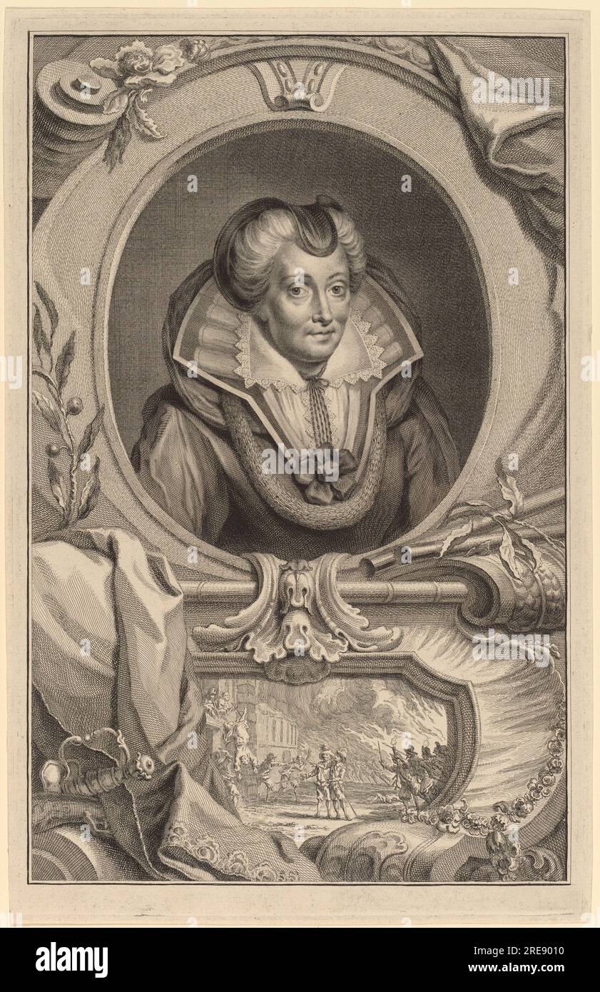 "Jacobus Houbraken, Louise de Coligny, etching and engraving, Gift of ...