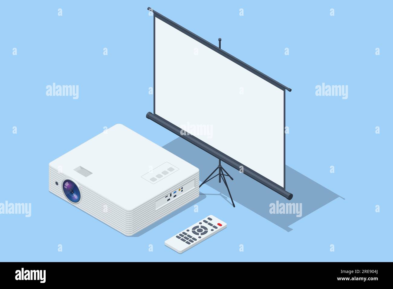 Visual presentation classroom Stock Vector Images - Alamy