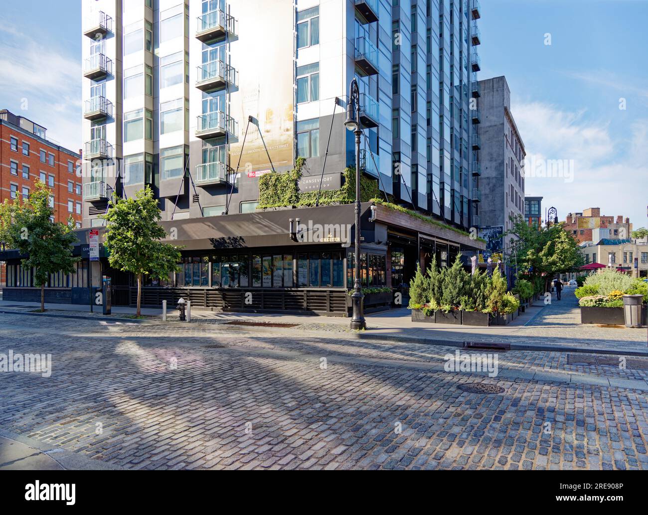 Gansevoort Meatpacking NYC, 18 Ninth Avenue, is a metal-clad hotel in ...