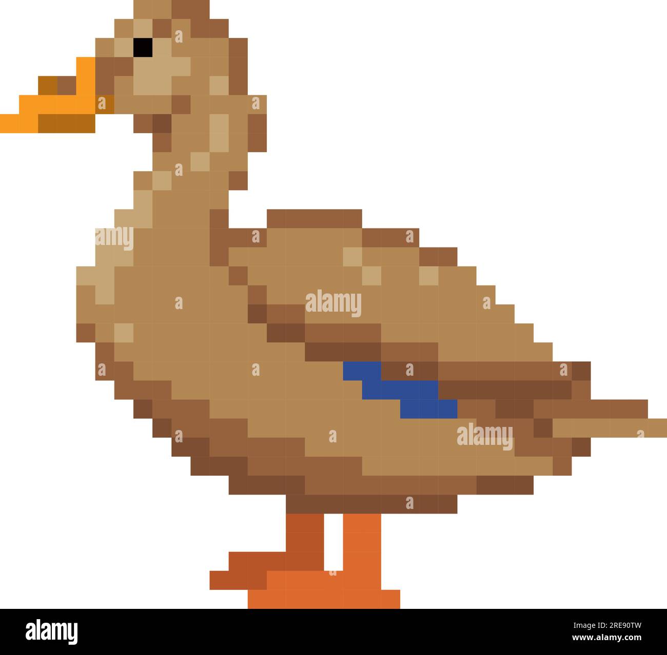 Pixel Duck Hunt Ducks