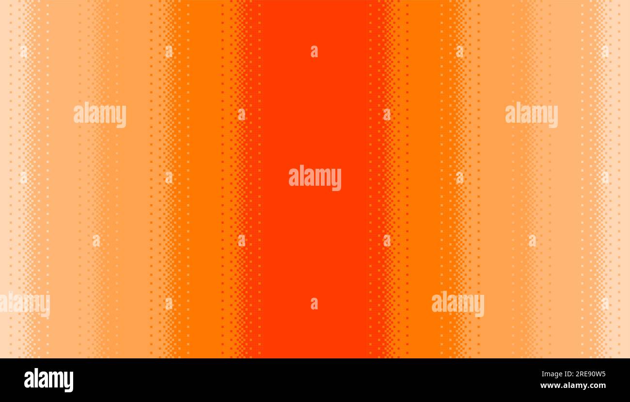 Orange Seamless Background In Pixel Art Style 8 Bit Dithering Gradient