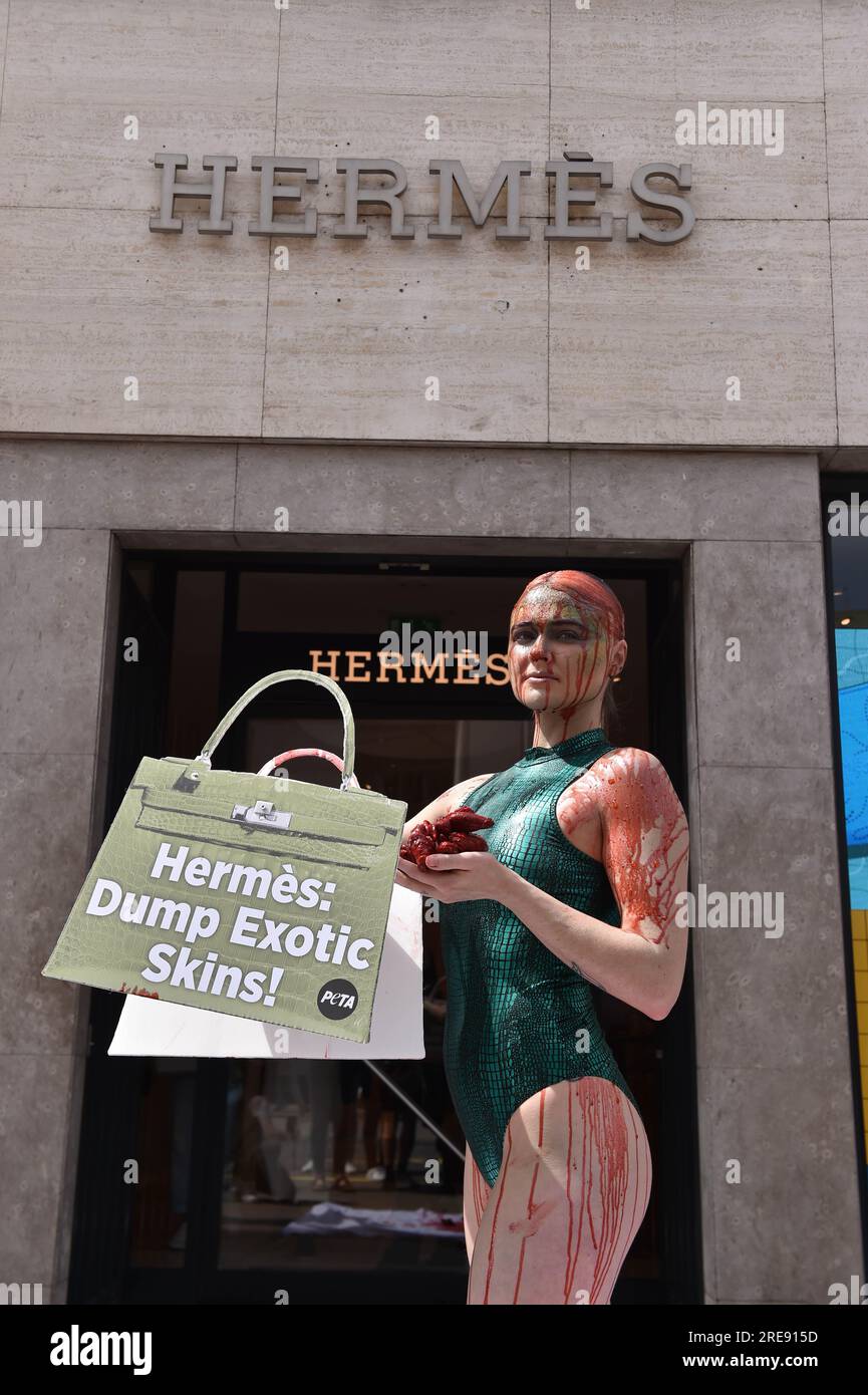 London, England, UK. 26th July, 2023. Vegan activist TASH PETERSON ...