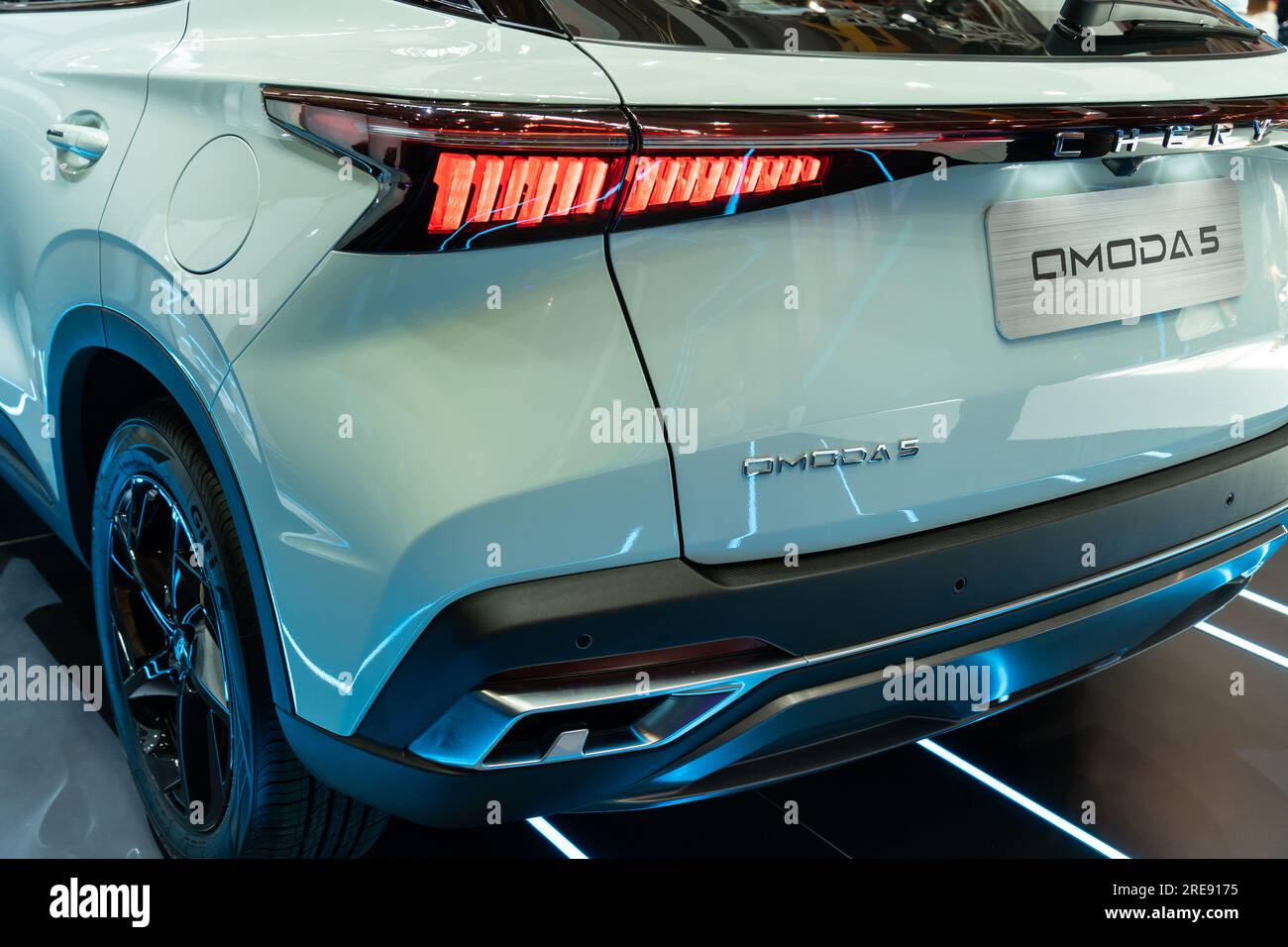 Serdang, Malaysia - May 5,2023 : New Chery Omoda 5 car displayed at The ...