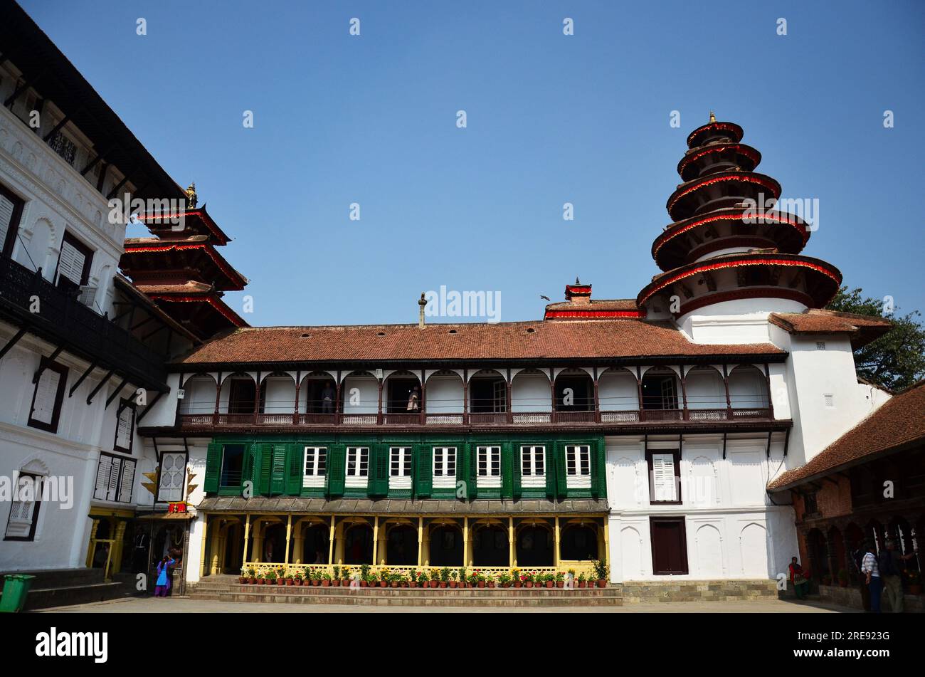 Ancient nepalese architecture building and antique old ruins nepali ...