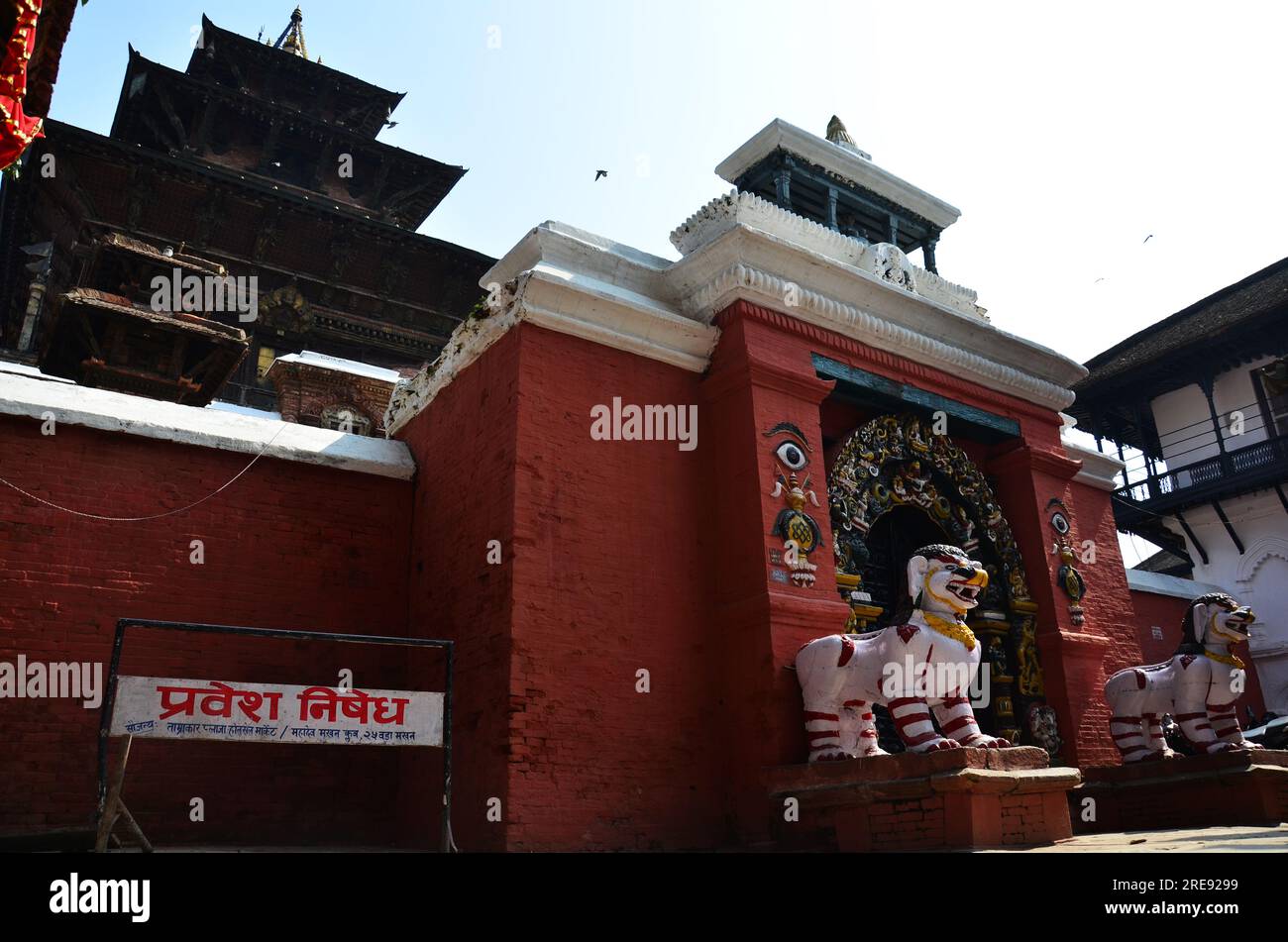 Taleju Hindu temple dedicated to Taleju Bhawani royal goddess of Malla ...