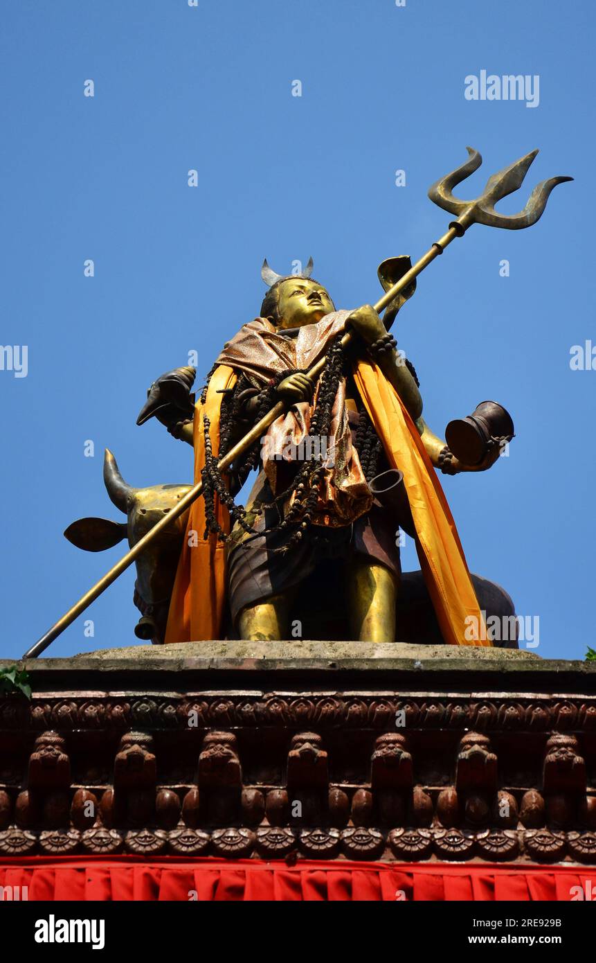 Ancient hindu nepali deities nepalese god and goddess Shiva Rudra in ...