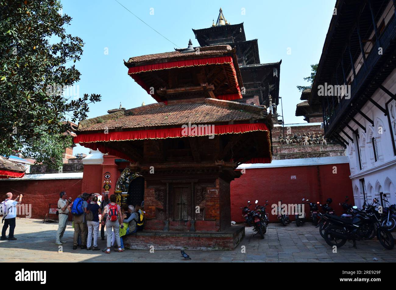 Taleju Hindu temple dedicated to Taleju Bhawani royal goddess of Malla ...