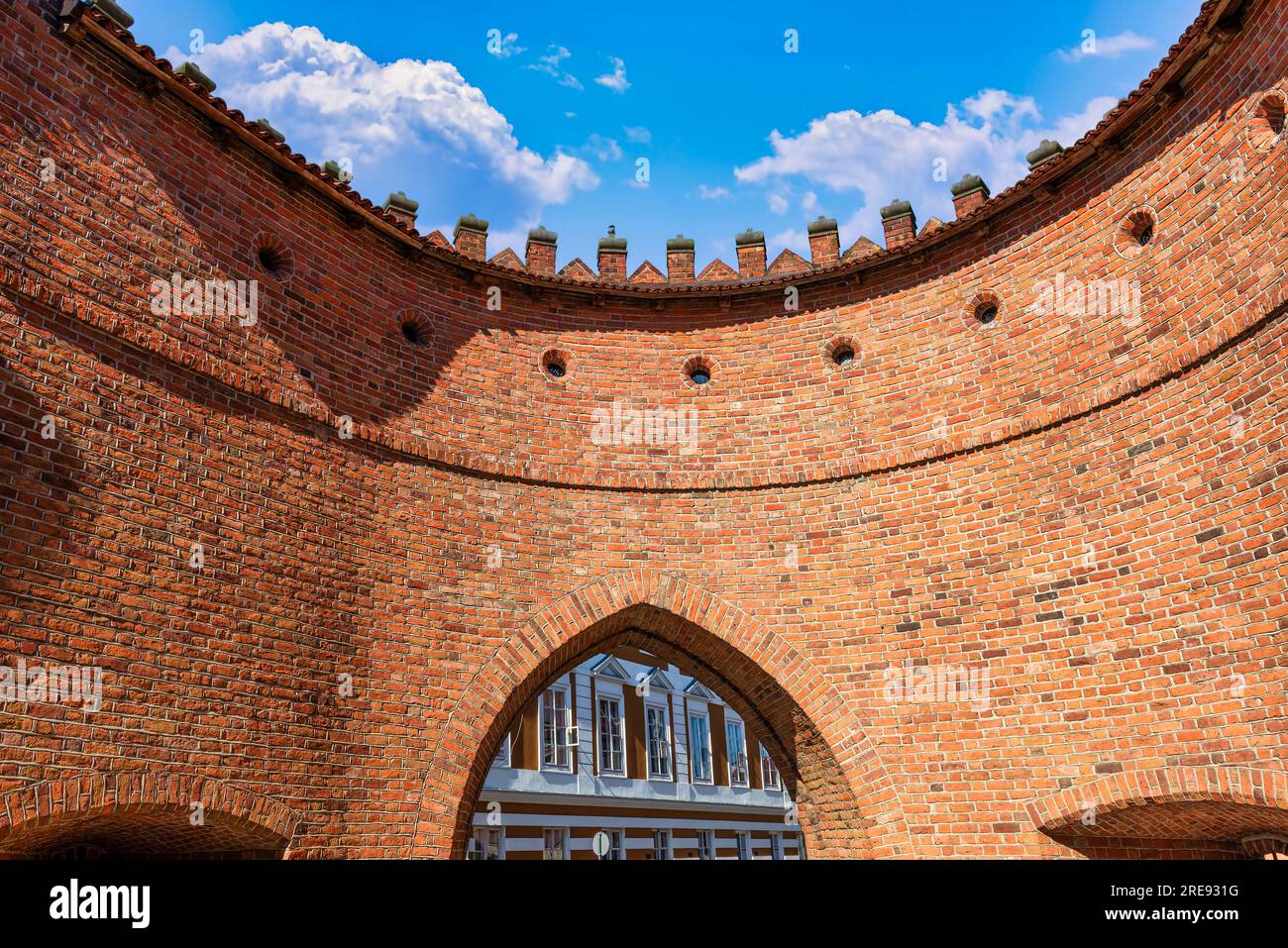 Old cobbled brick wall hi-res stock photography and images - Alamy