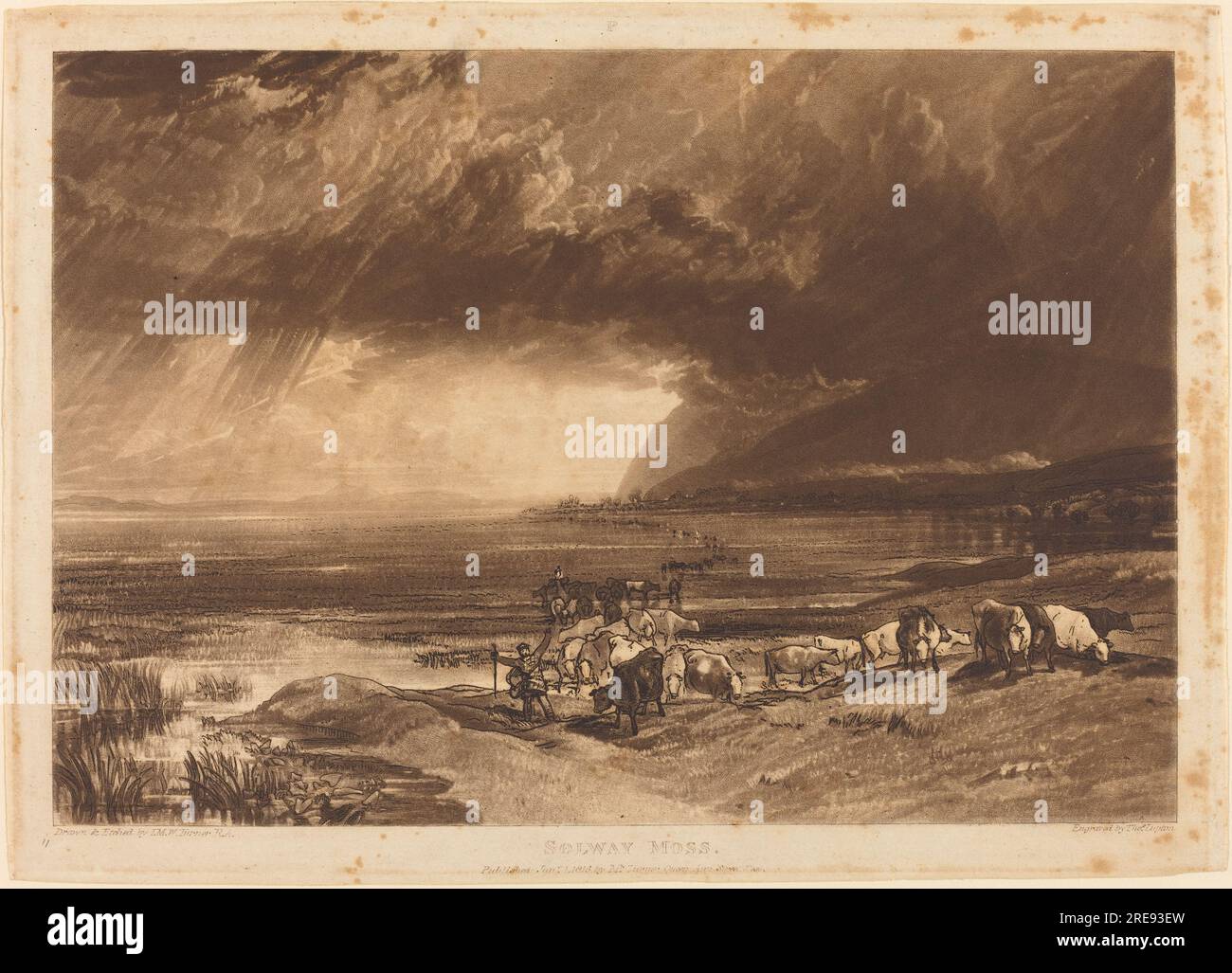 "Joseph Mallord William Turner and Thomas Goff Lupton, Solway Moss ...