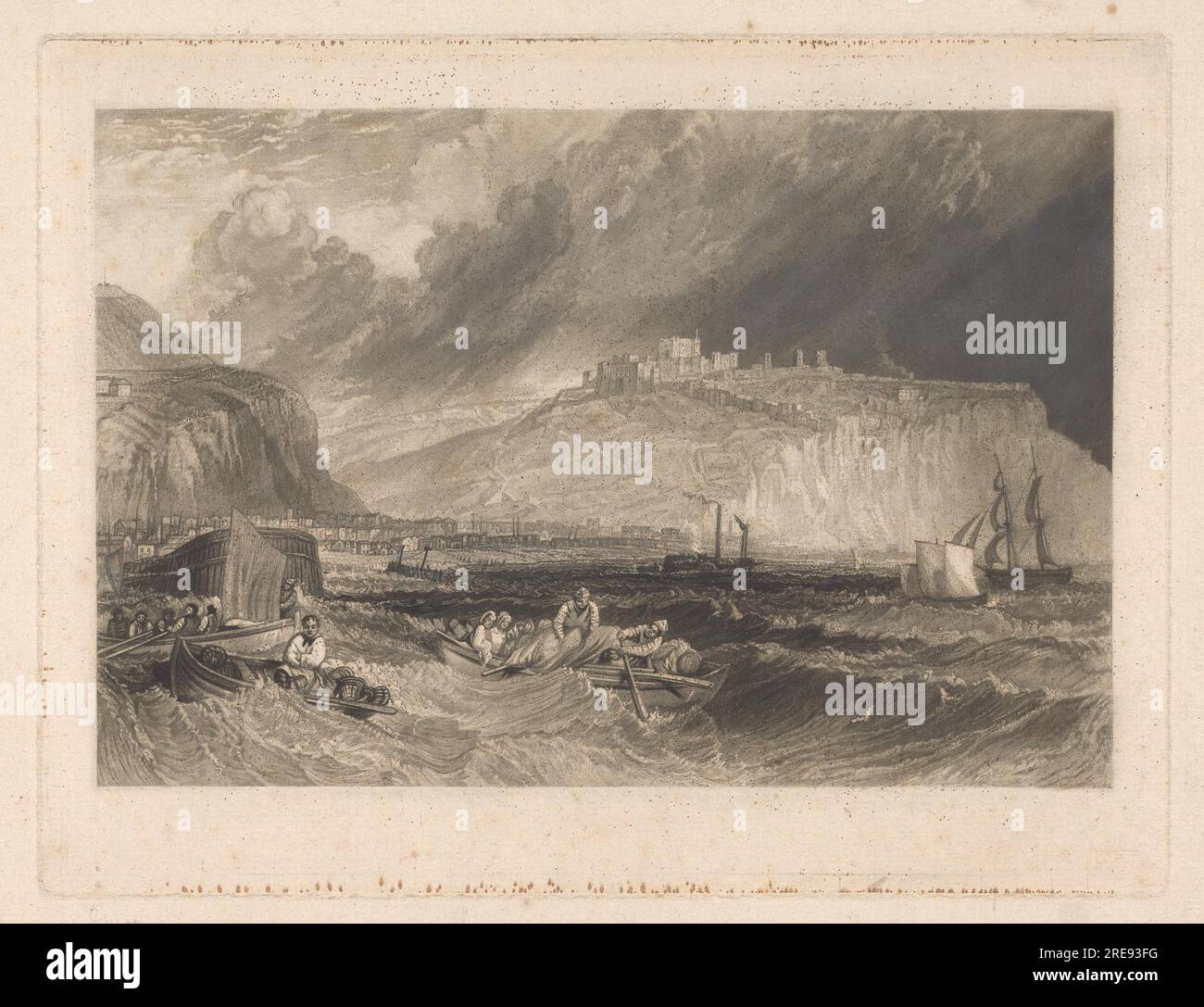 Dover between 1826 and 1828 by Thomas Goff Lupton Stock Photo - Alamy