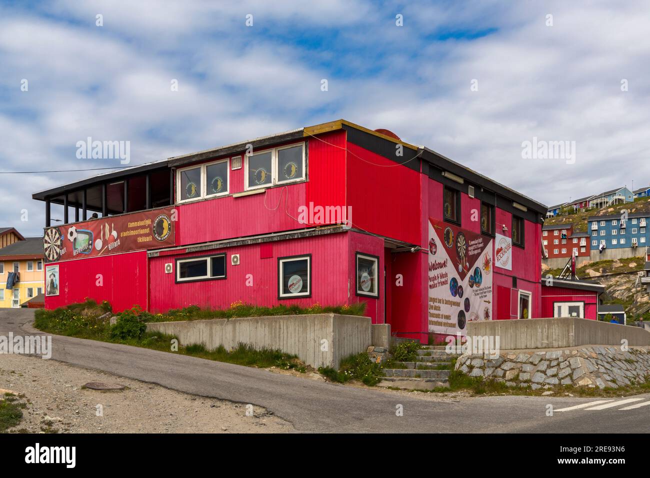 Rockhouse pub and live music venue, the longest bar in Southgreenland ...