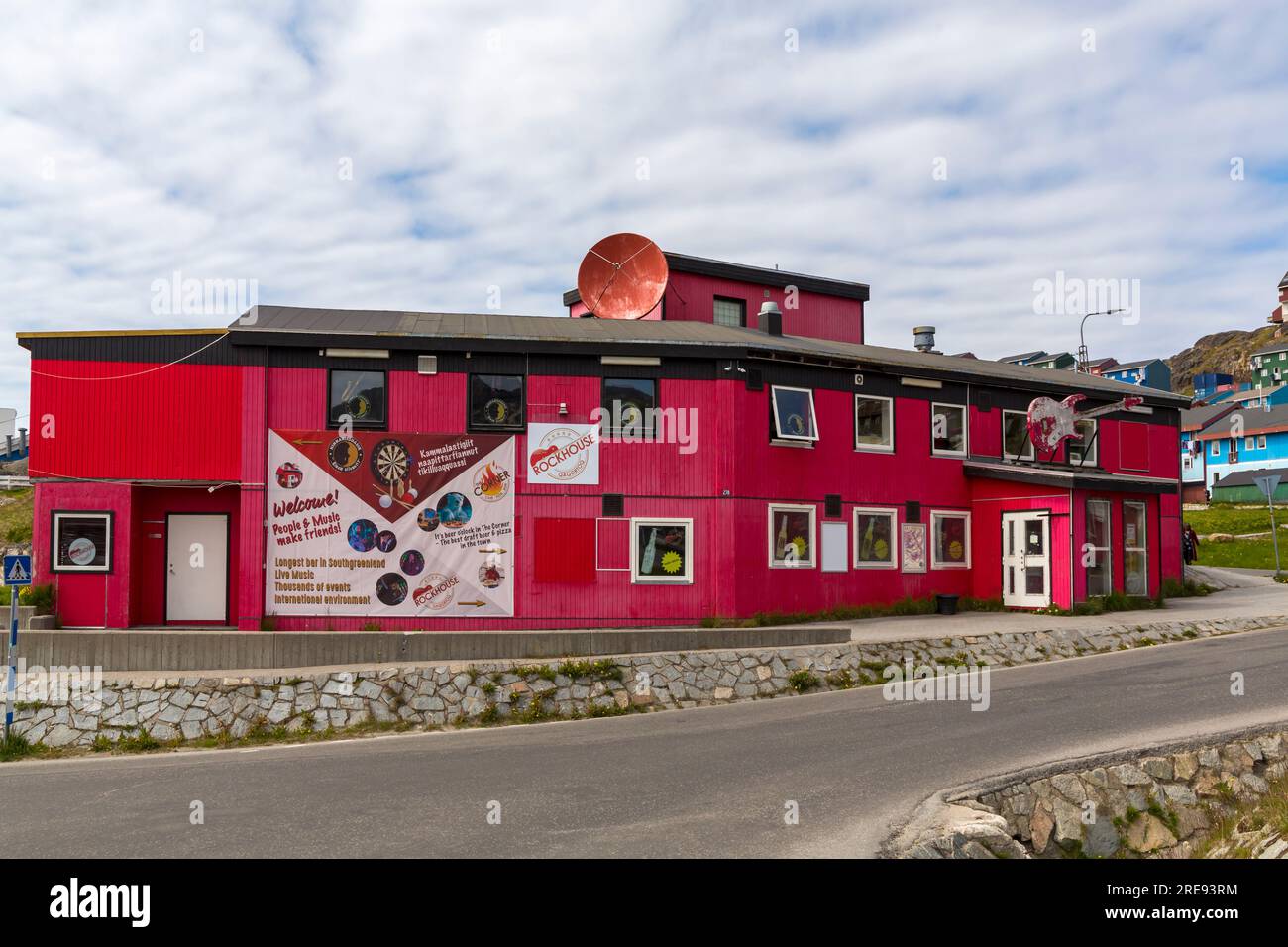 Rockhouse pub and live music venue, the longest bar in Southgreenland ...