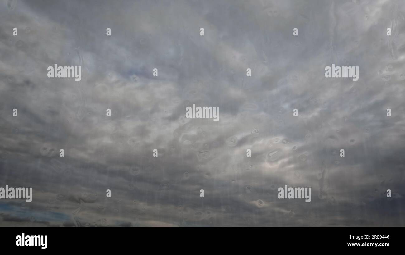 stroung rainfall on sky with clouds - beautiful weather bg - photo of ...