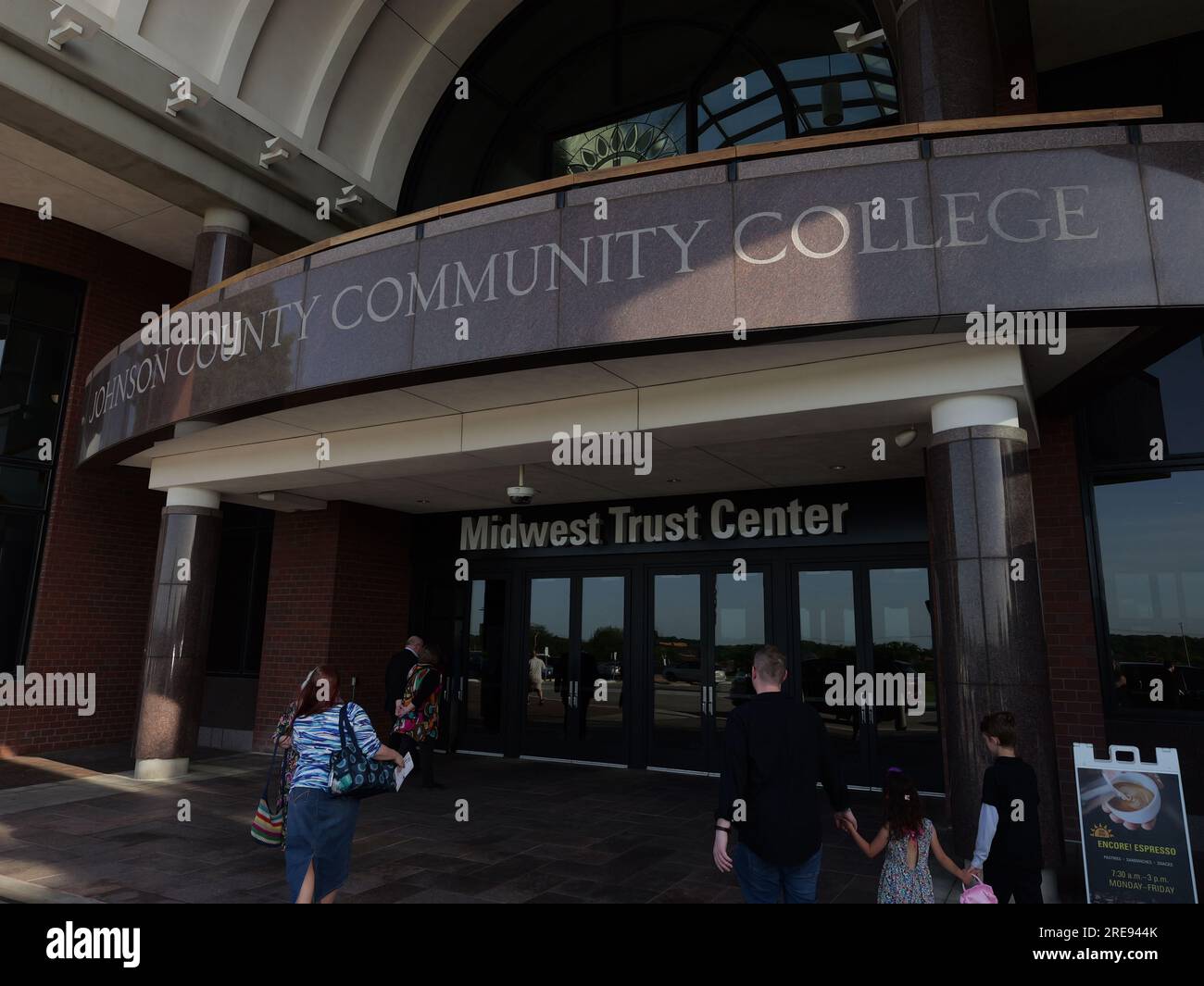 Overland Park, Kansas - May 14, 2023: Before the concert at Johnson ...