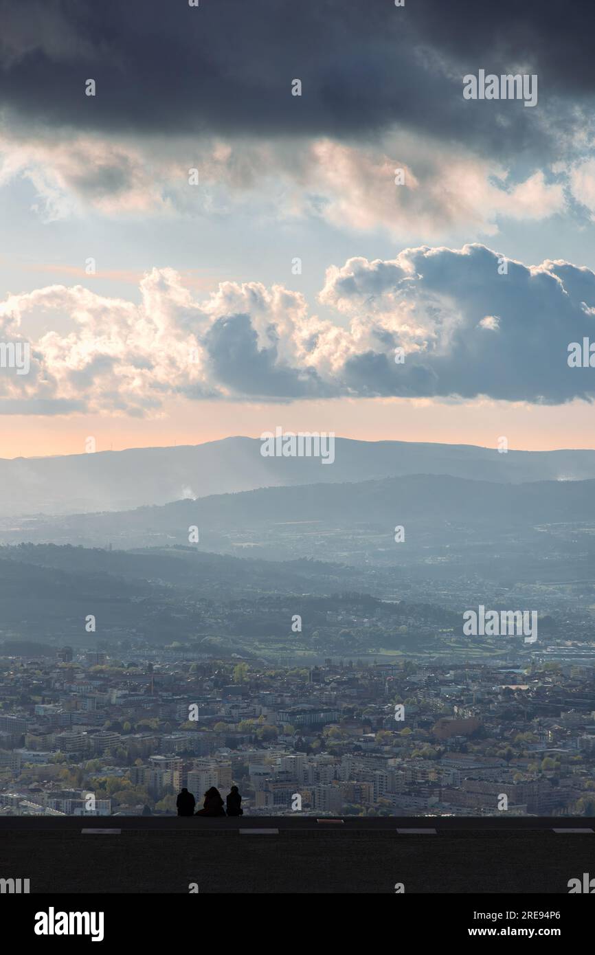 Breathtaking views from elevated Santuario de Nossa Senhora do Sameiro ...