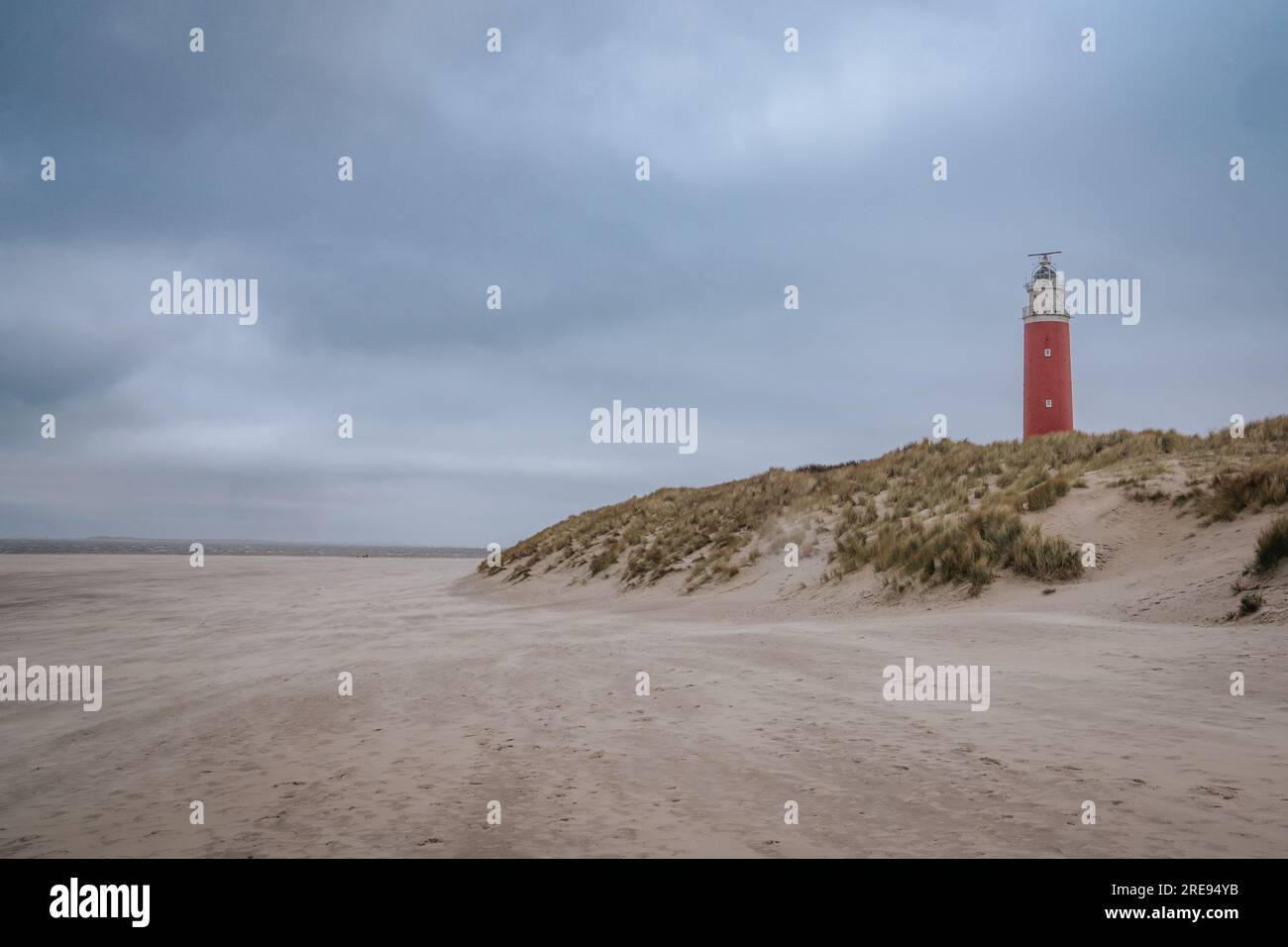 Lighthouse on the beach Stock Photo - Alamy