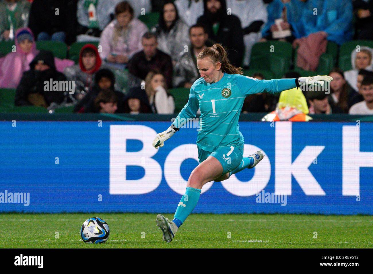 Republic of Ireland goalkeeper Courtney Brosnan during the FIFA Women's ...