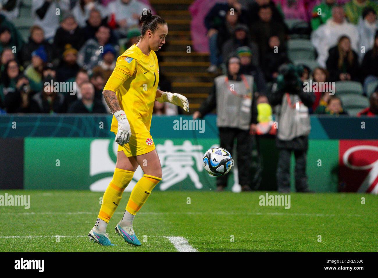 Canada goalkeeper Kailen Sheridan during the FIFA Women's World Cup ...