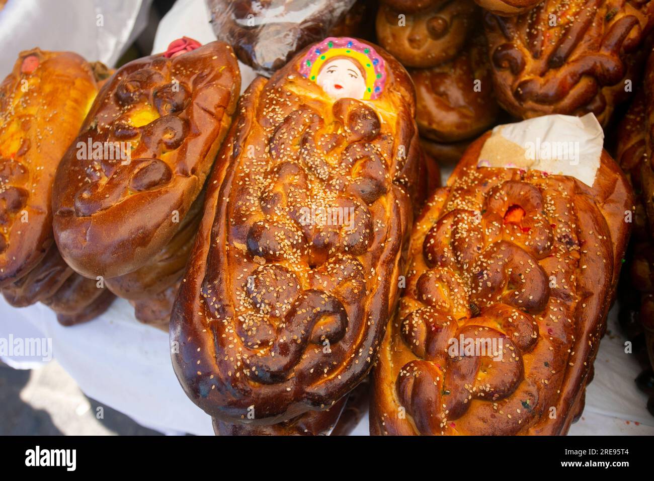 The guaguas de pan or pan dolls are sweets that consist of large loaves ...
