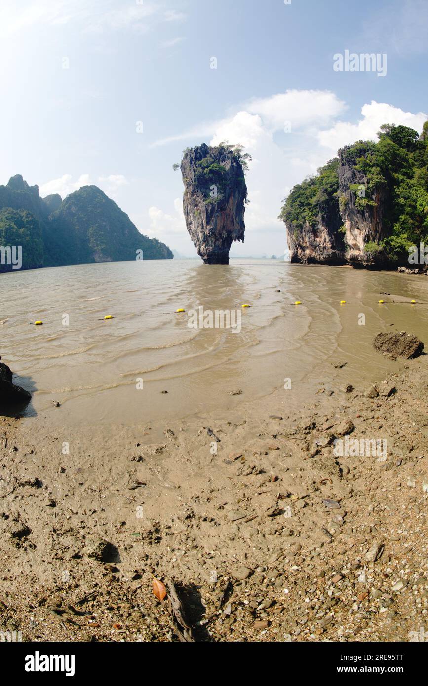 Koh Tapu orJames Bond Island in Thailand. Travel to the warm Andaman ...