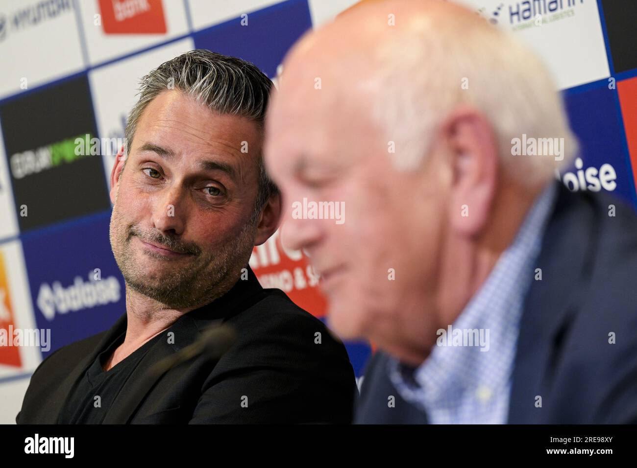 Gent, Belgium. 26th July, 2023. Gent's New owner Sam Baro and Gent's ...