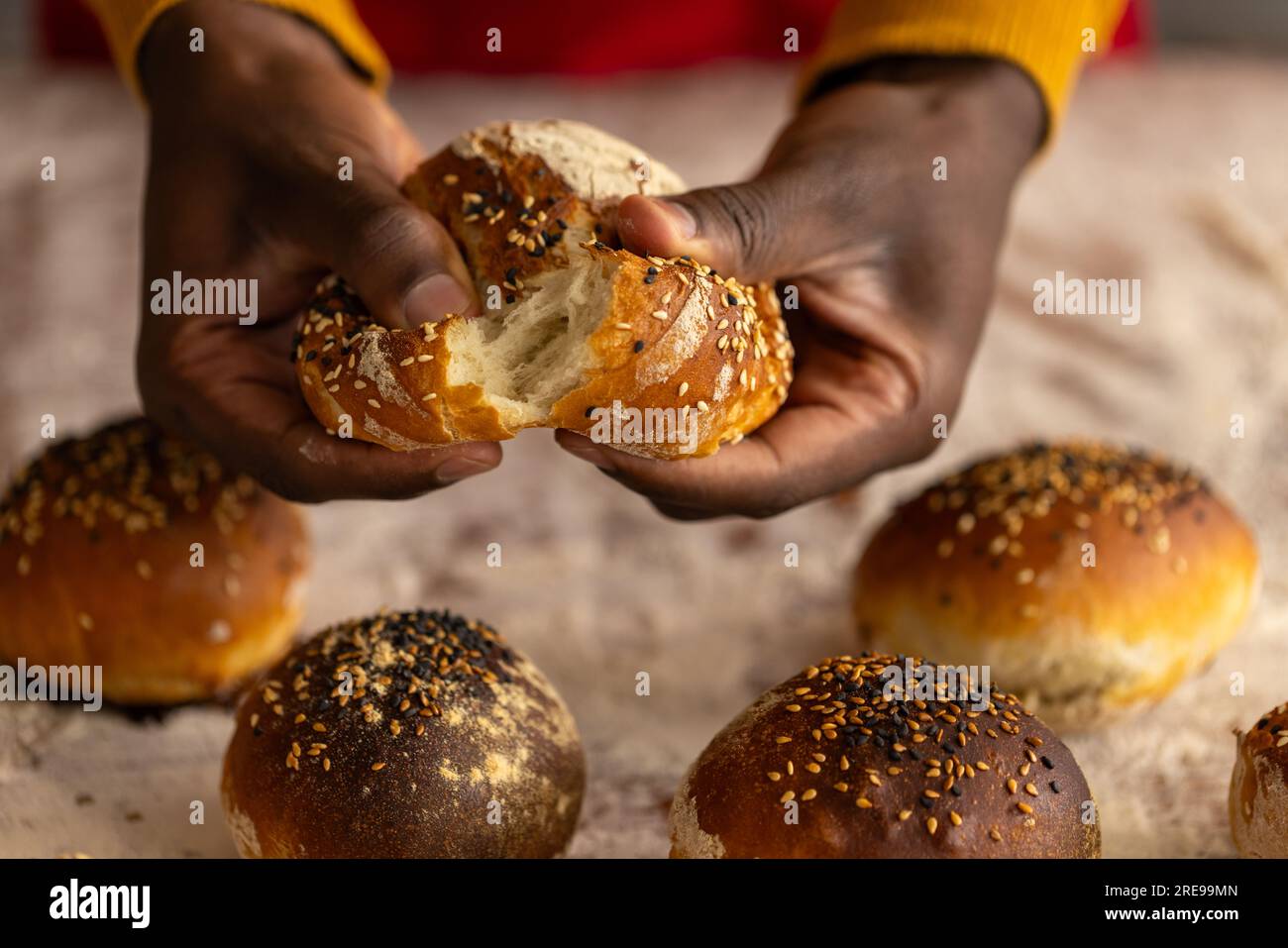 Baker african american male hi-res stock photography and images - Alamy