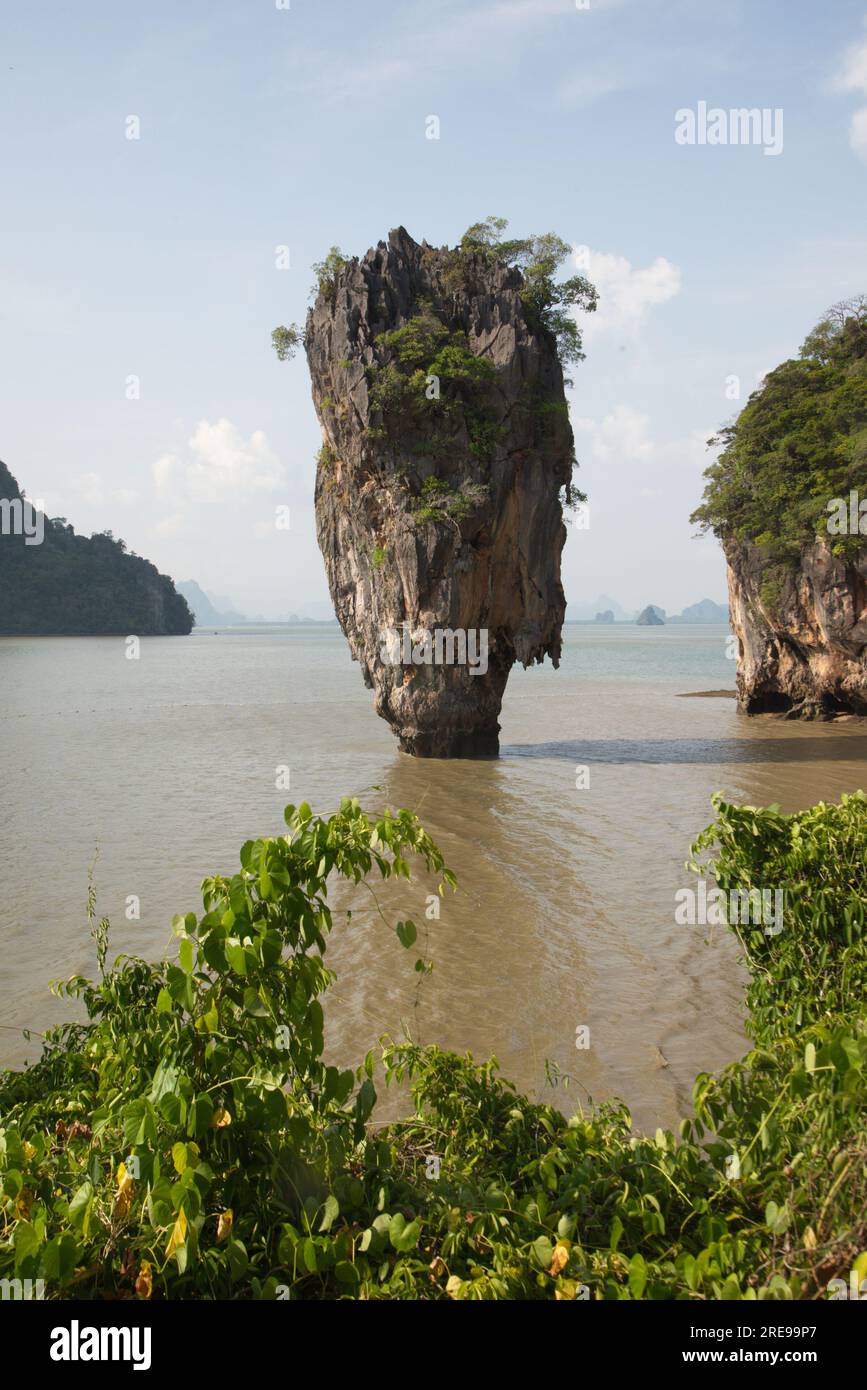 Koh Tapu orJames Bond Island in Thailand. Travel to the warm Andaman ...