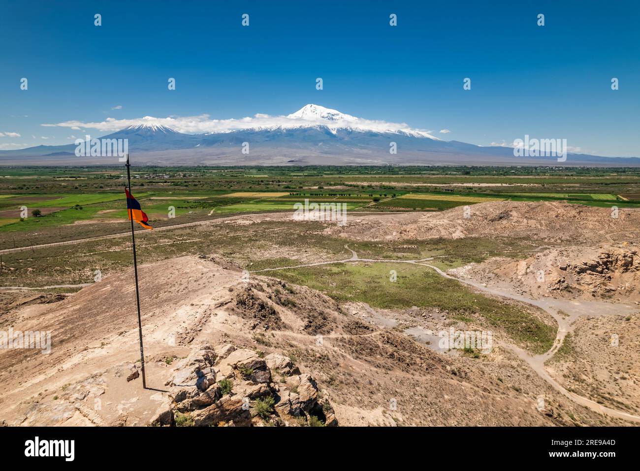 Aerial view of the Armenia landmarks Stock Photo - Alamy