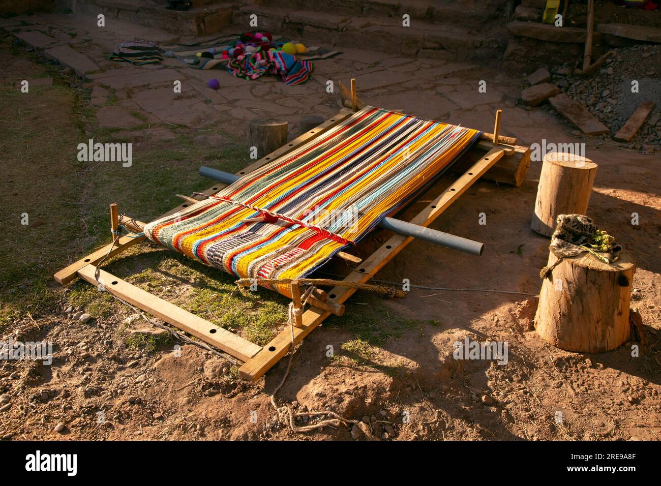 Material for the production of textile crafts in an indigenous ...