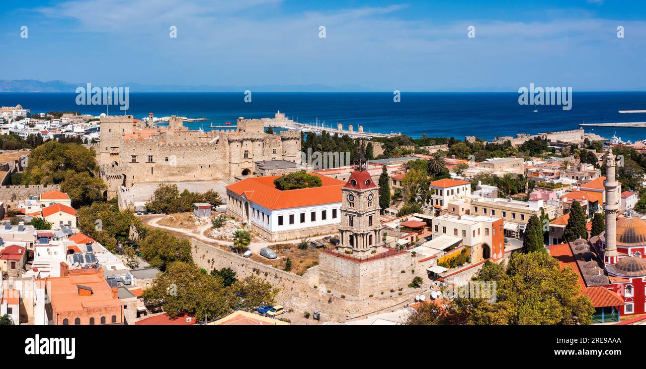 The Palace of the Grand Master of the Knights of Rhodes, Greece. Famous ...