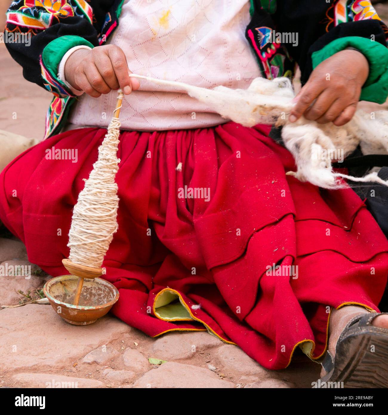 Material for the production of textile crafts in an indigenous ...