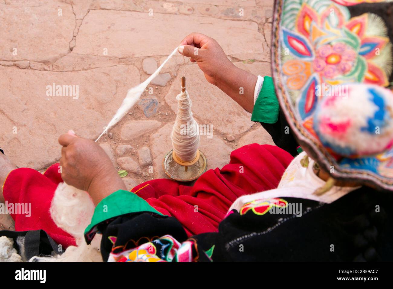 Material for the production of textile crafts in an indigenous ...
