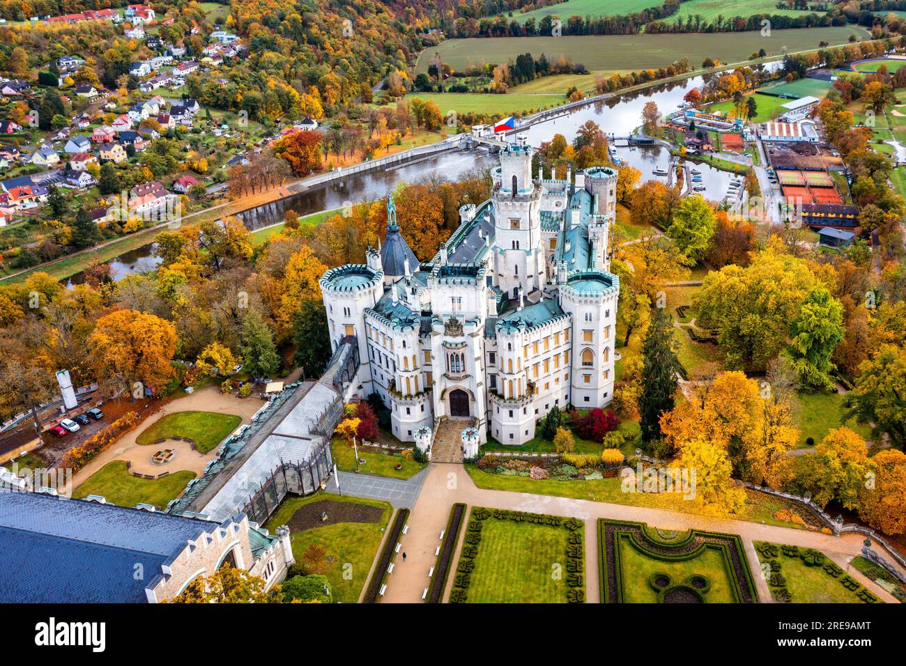 Castle Hluboka nad Vltavou is one of the most beautiful castles in ...