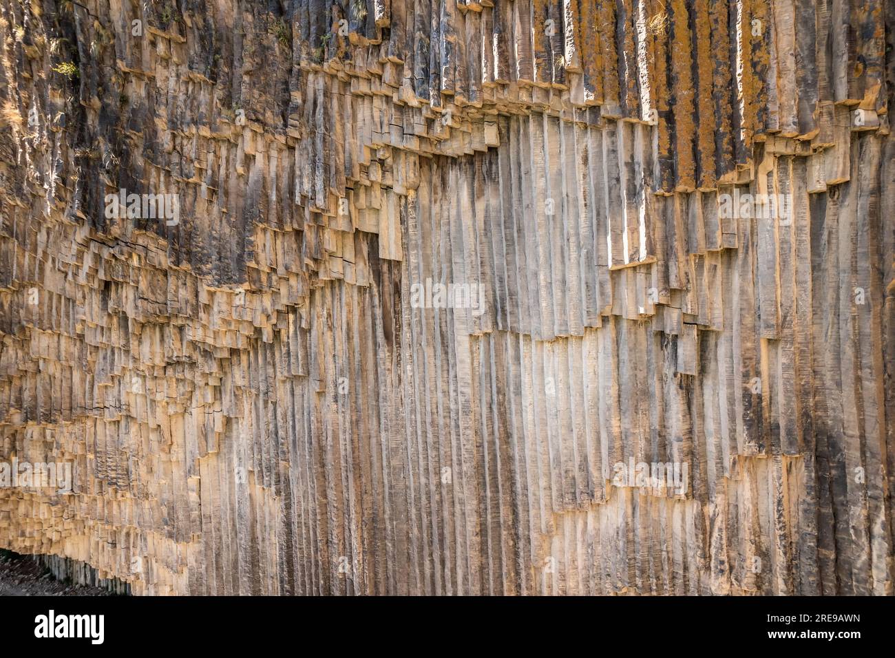 Basalt columns in Garni Gorge, know as Symphony of Stones in Armenia ...