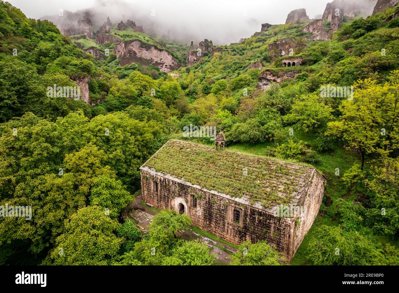 Aerial view of the Armenia landmarks Stock Photo - Alamy