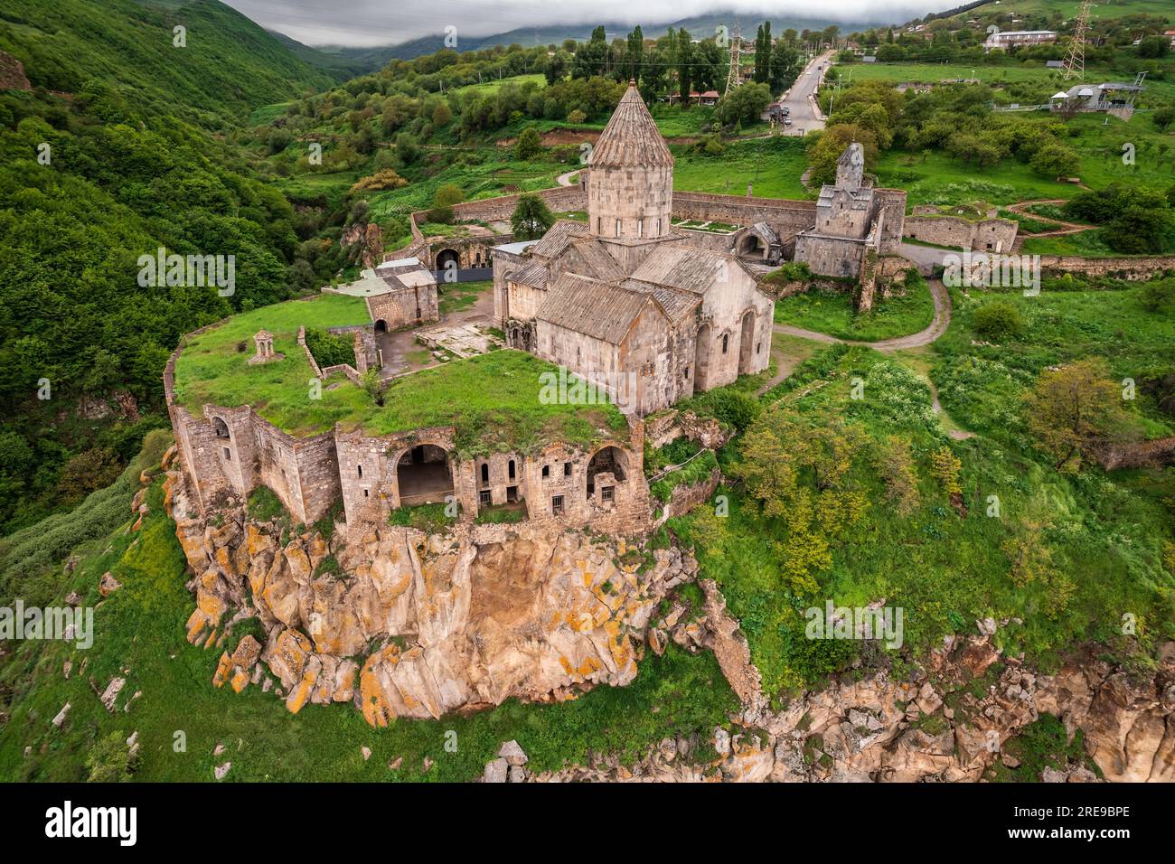 Aerial view of the Armenia landmarks Stock Photo - Alamy