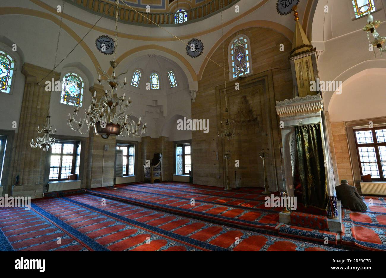 Rustem Pasha Mosque, located in Tekirdag, Turkey, was built in the 16th ...