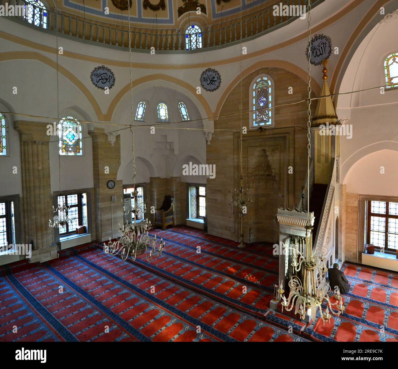 Rustem Pasha Mosque, located in Tekirdag, Turkey, was built in the 16th ...