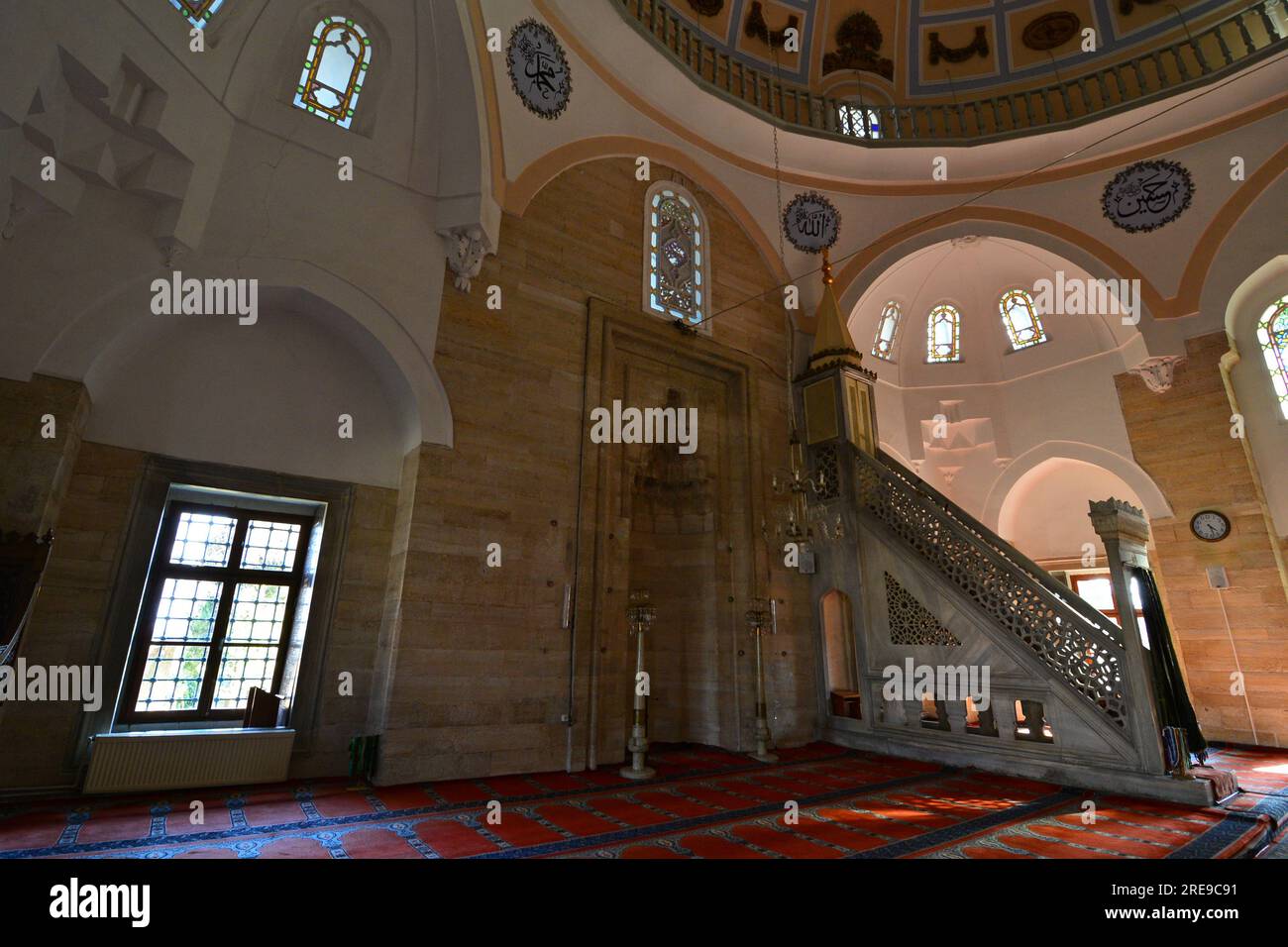 Rustem Pasha Mosque, located in Tekirdag, Turkey, was built in the 16th ...