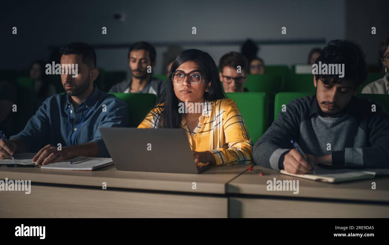 Smart Young Students Studying in University with Diverse Multiethnic ...