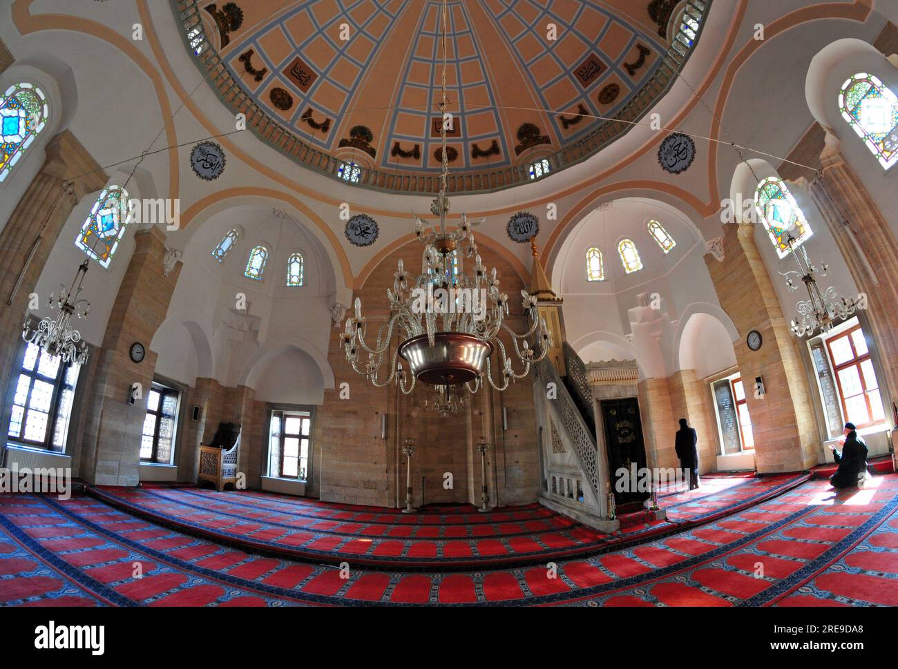 Rustem Pasha Mosque, located in Tekirdag, Turkey, was built in the 16th ...